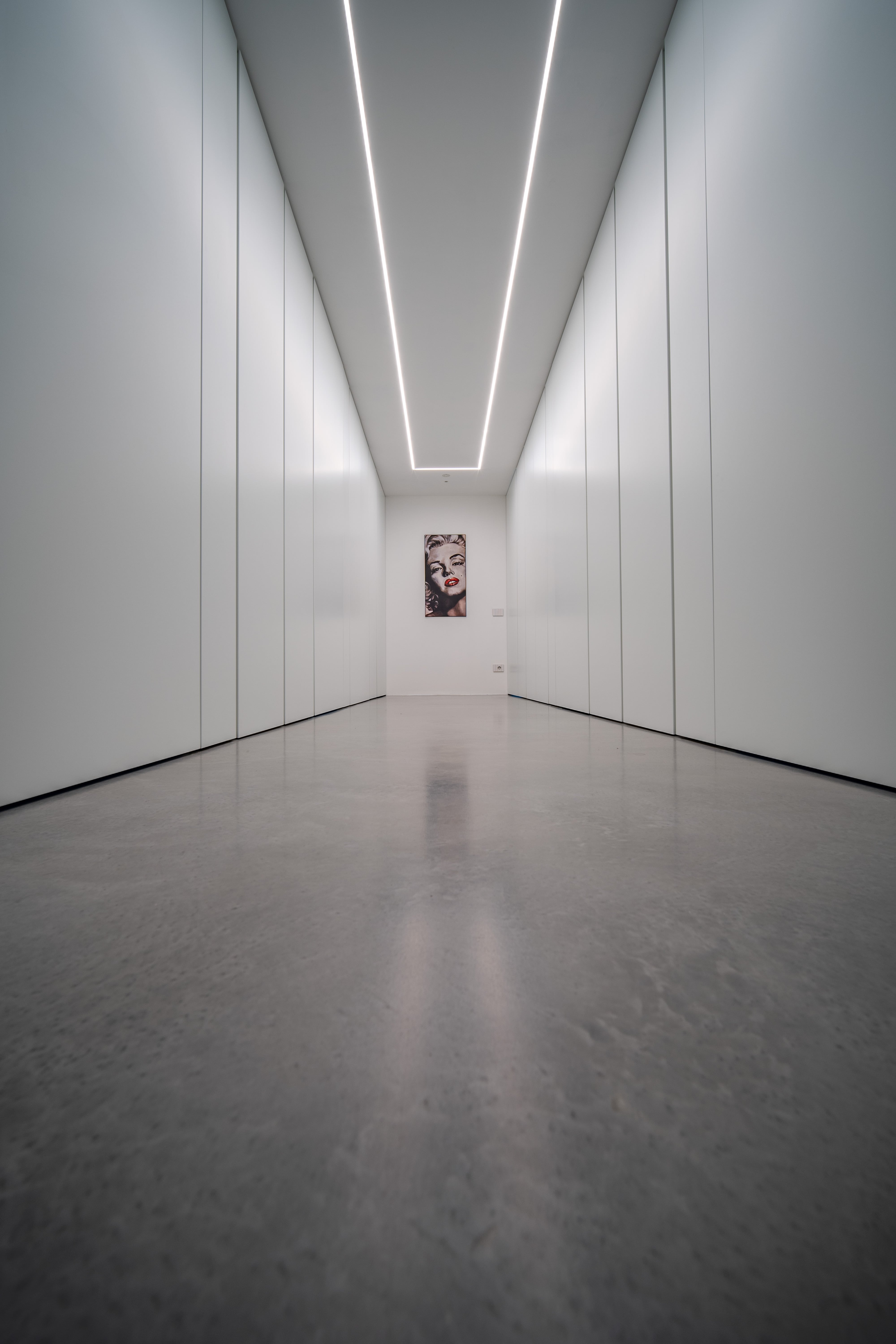 continuous floor without joints for a private home in Mirano Venice