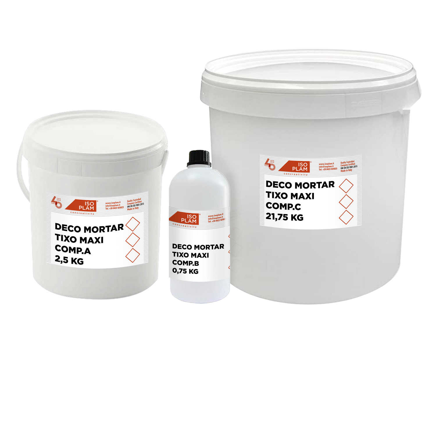 Malta epossidica tricomponente tixotropica per massetti di regolazione