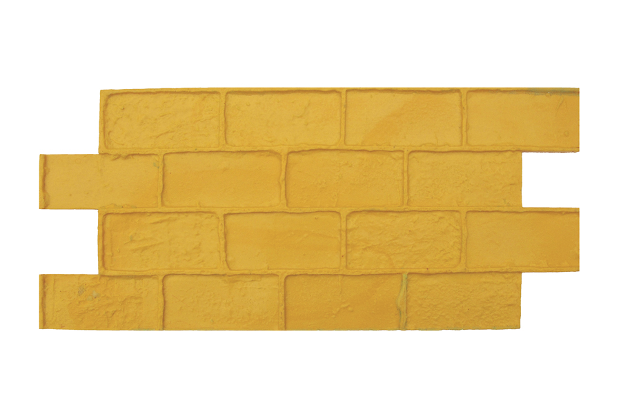 Running Bond Brick: the concrete mold that recreates rows of bricks
