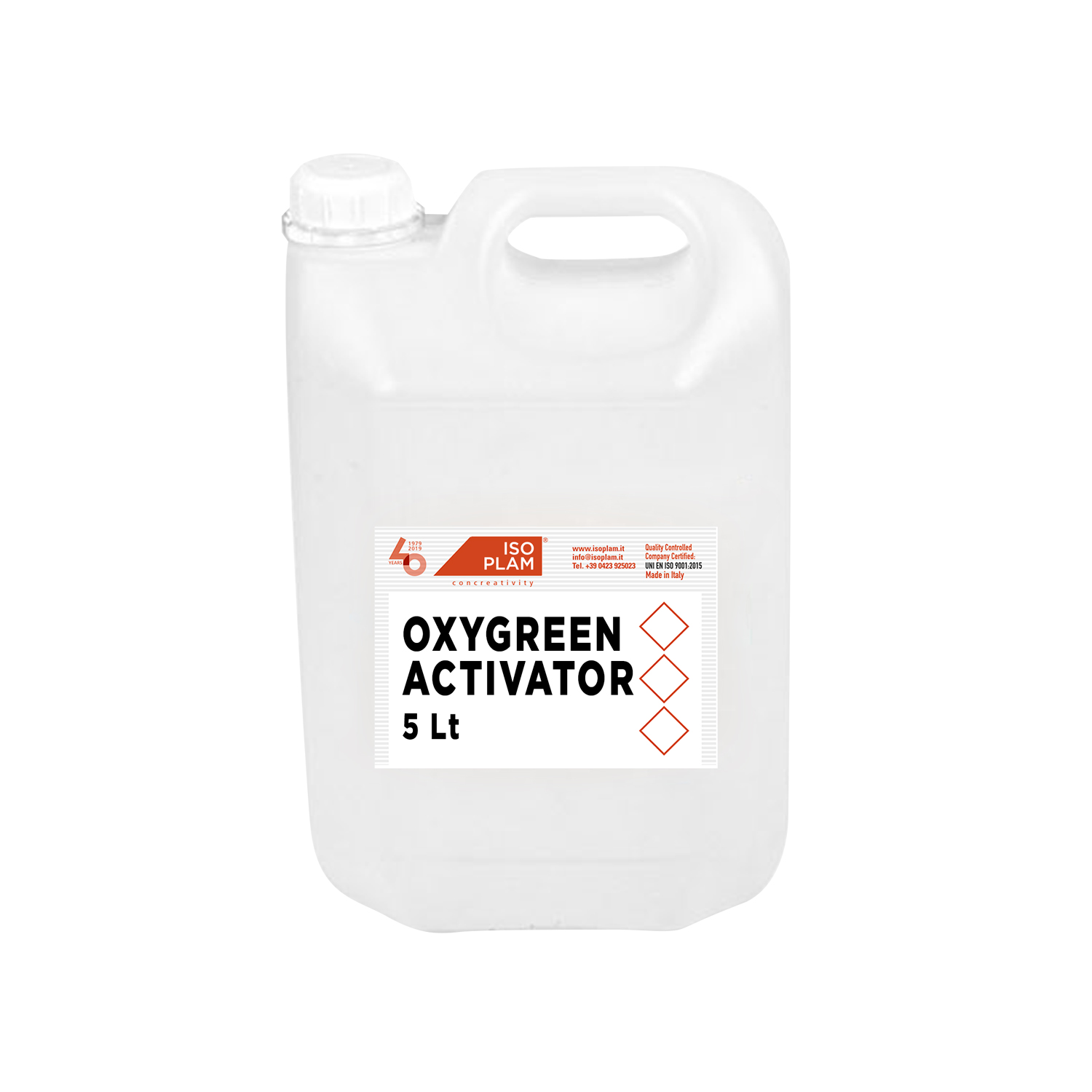 Activator liquid to be mixed with Oxygreen Oxidant