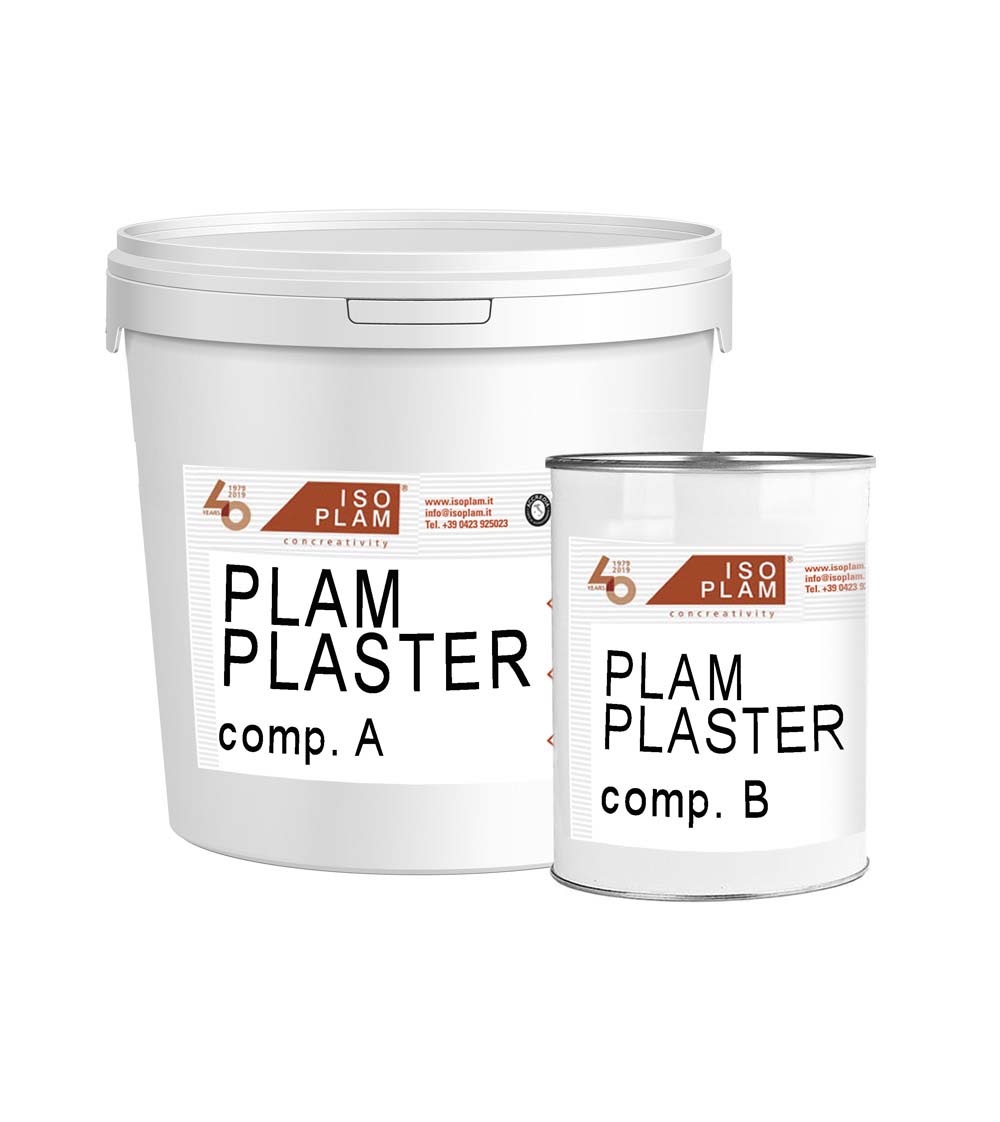 Plam Plaster A + B: two-component thixotropic epoxy primer by Isoplam