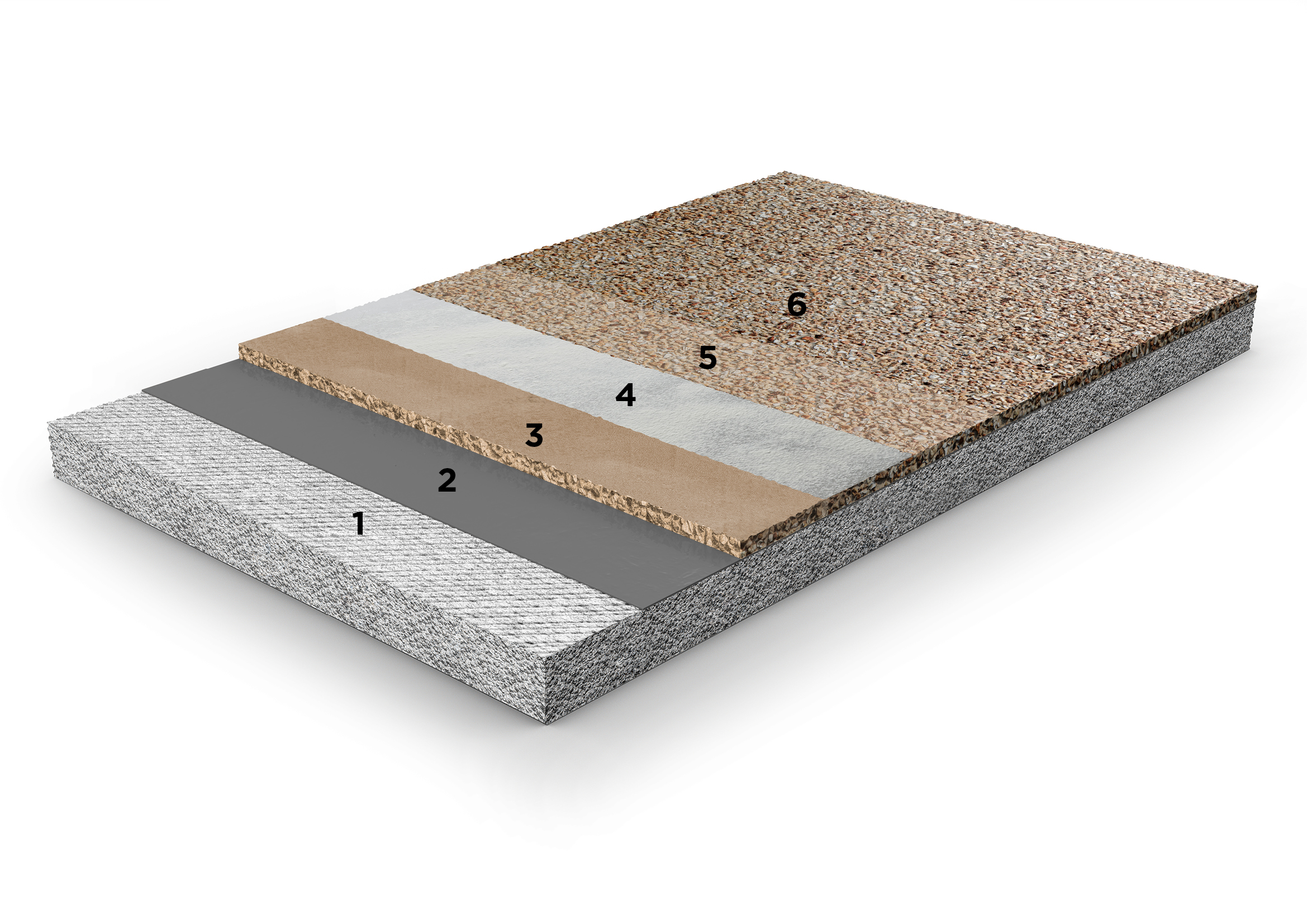 Exposed aggregate paving terrazzo washed gravel for exterior