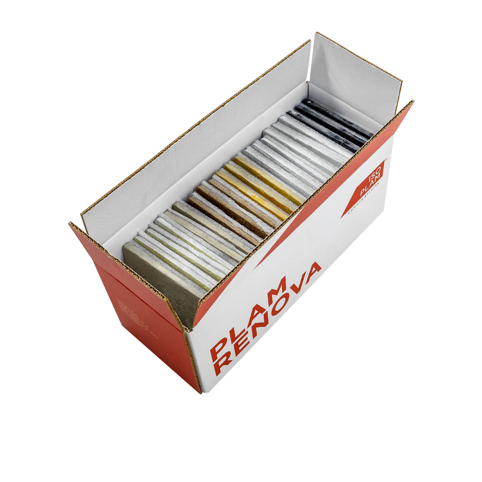 Plam Stampable or Stampable Overlay color samples for concrete